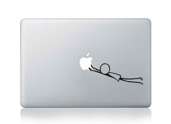 Fly Stick Man Sticker for Apple MacBook | Laptop Bags Australia